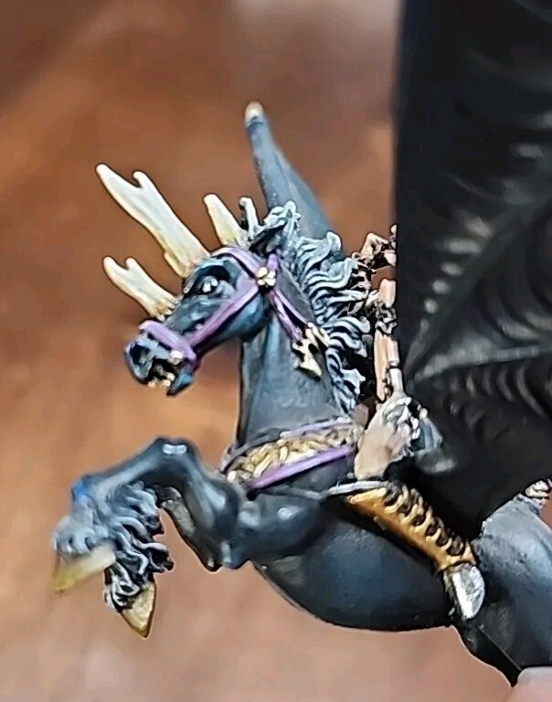 MORATHI on DARK PEGASUS OOP Dark Elves Sorceress Warhammer Old World ...