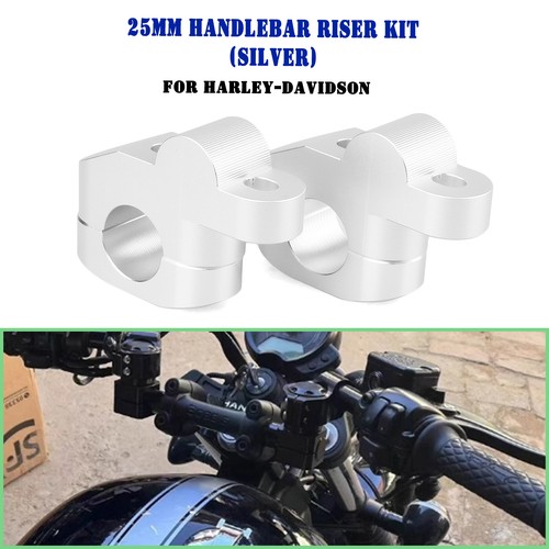 Motorcycle Handlebar 25mm Handle Bar Riser Adapter For Harley Honda ...