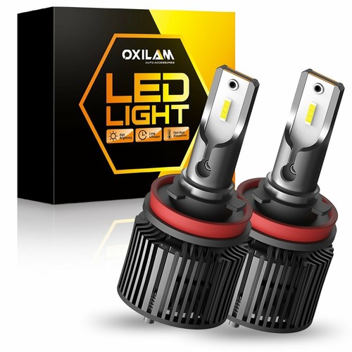 OXILAM 16000LM H11 LED Headlight 100W Kit Low Beam Bulb Super Bright ...