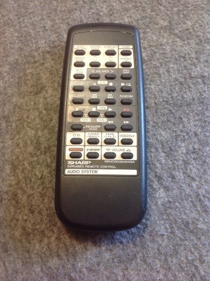 Sharp Infrared Remote Control 706M Audio System | eBay