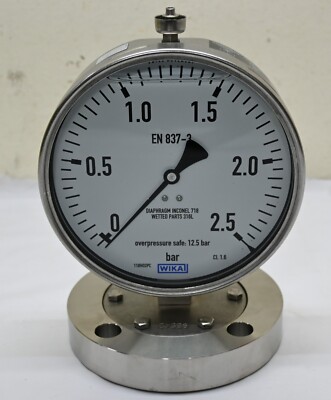 Wika En 837-3 Pressure Gauge | eBay
