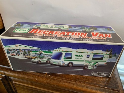 1998 Hess Recreation Van with dune buggy and motorcycle New In Box | eBay