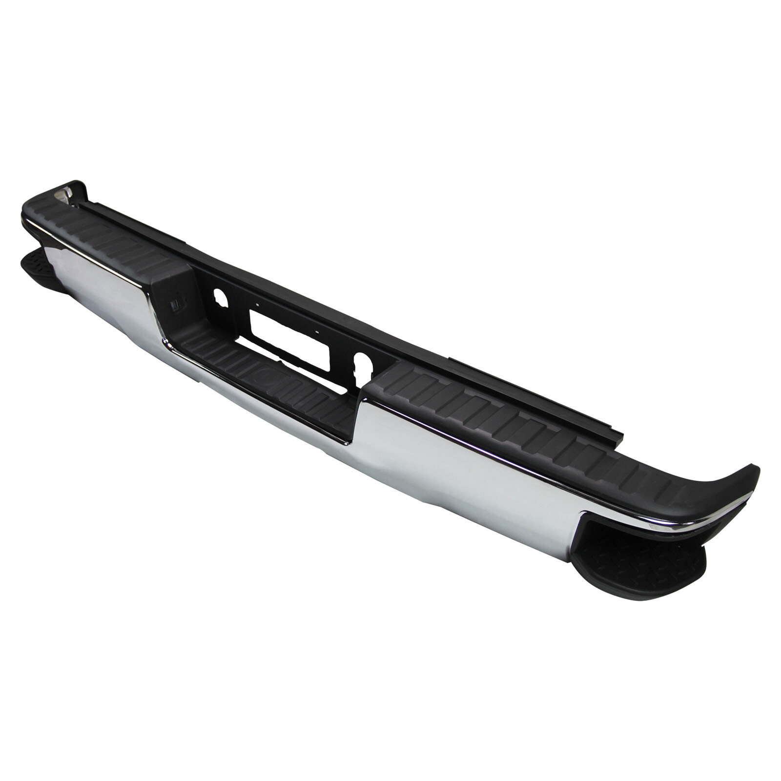 Chrome Rear Step Bumper Assembly For 2014-2018 Chevy Silverado GMC ...