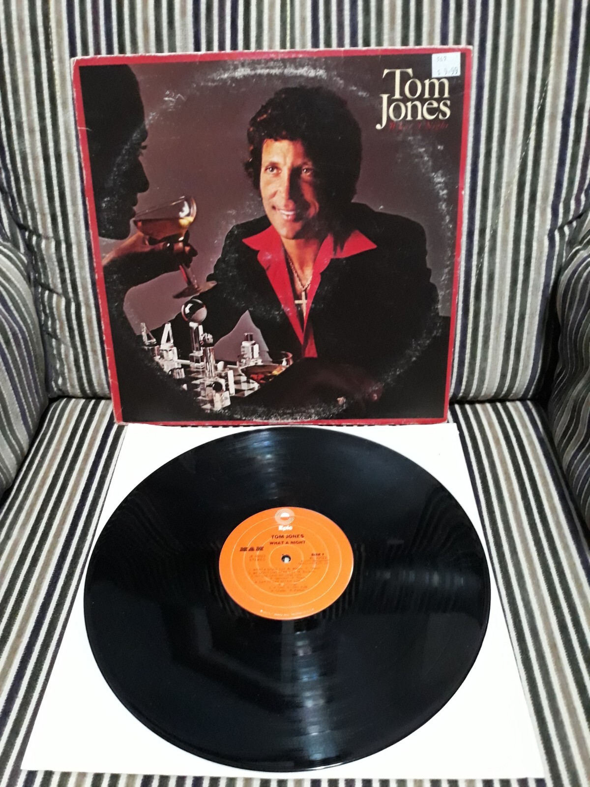 Tom Jones-2 LPs-"What A Night" & "Rescue Me"-Epic & MCA Records-JE ...