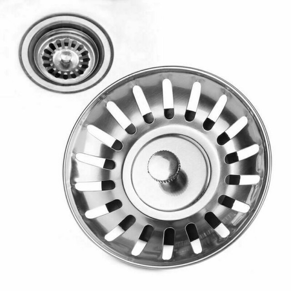 80mm Replacement Strainer Drain Waste Kitchen Basin Plugs Fits for ...