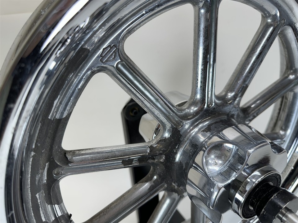 Harley-Davidson Revolver 10 Spoke Chrome Front Wheel 16x3 | eBay