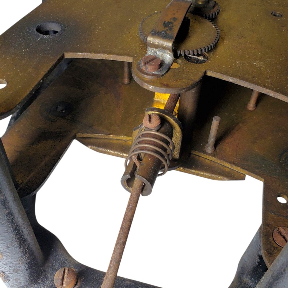 Antique ITR Time Punch Clock Large Movement Mechanism Replacement Part ...