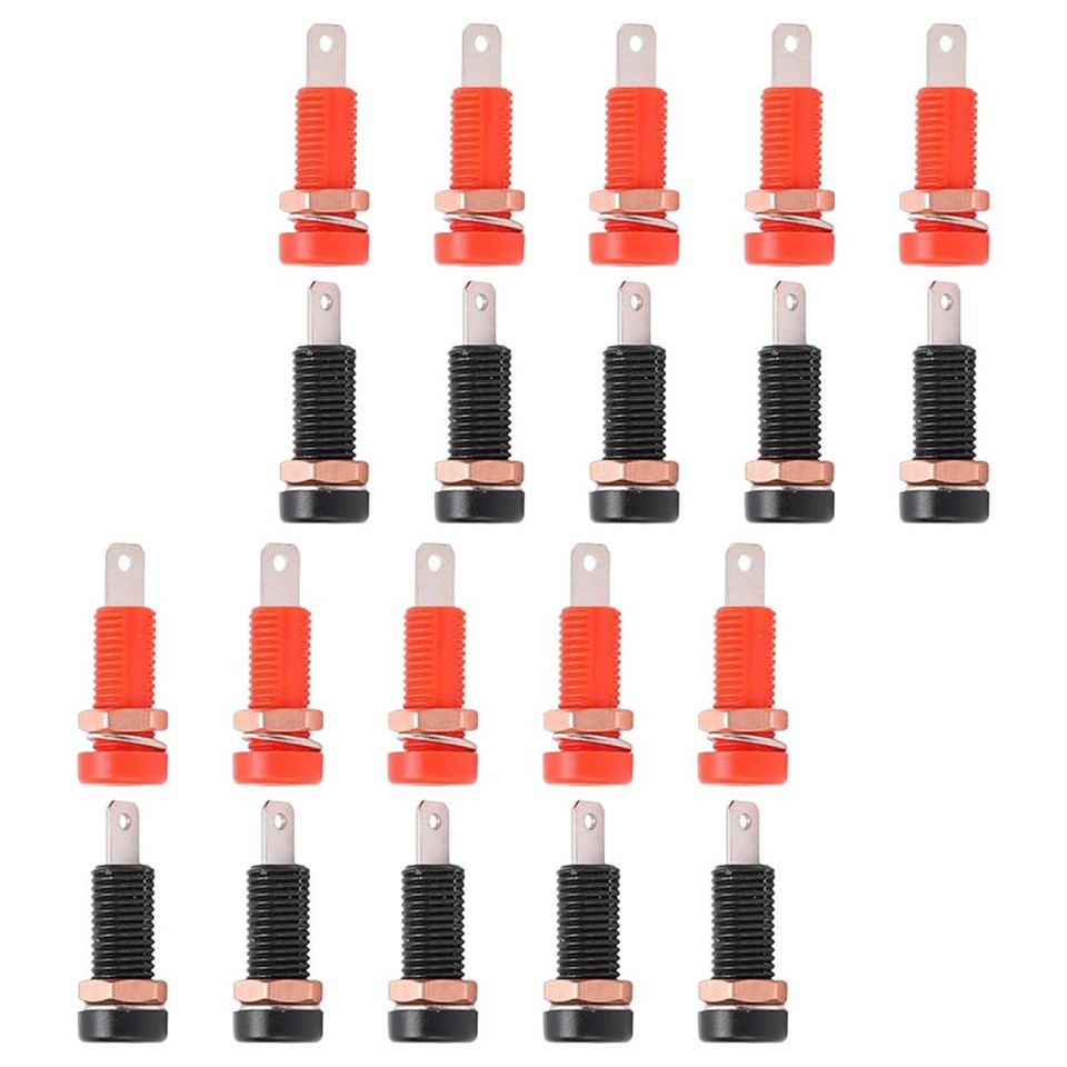 20 Pcs Power Binding Post Terminals 4mm Banana Socket Soldering Type ...