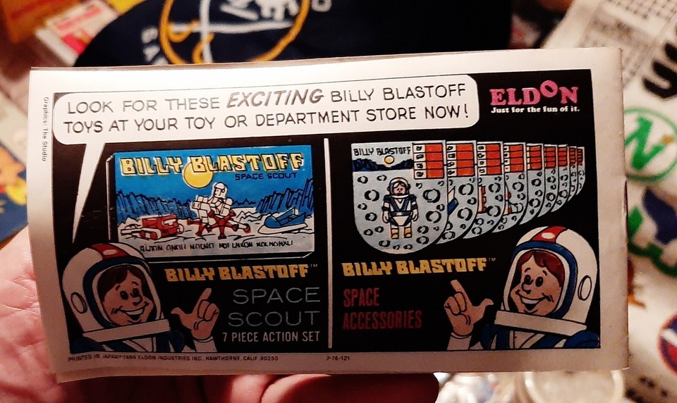 VINTAGE ELDON BILLY BLASTOFF SPACE BASE MINI COMIC ROBBIE ROBOT NOT ...
