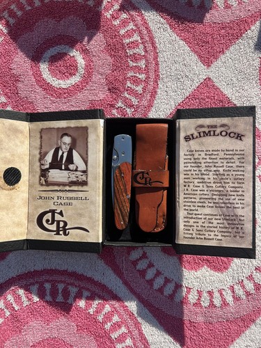 Case 2018 Slimlock Zebra Wood 7173 L Knife | eBay