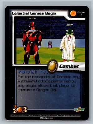 Dragon Ball Z CCG Celestial Games Begin #Preview 1 Unlimited TCG Cell ...