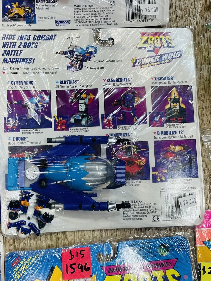 22 1990’s GALOOB MICRO MACHINES ZBOTS Childhood Collection 22 Sets Card ...