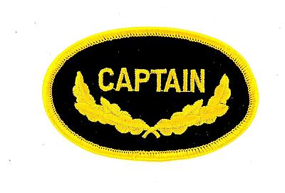 Patch patches embroidered iron on backpack captain military us navy ...