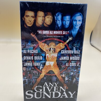 Any Given Sunday (VHS, 2000, Special Edition Directors Cut) Brand New ...