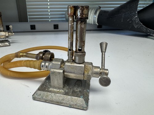 DENTAL LAB DENTIST ADJUSTABLE ROTATABLE NATURAL GAS LIGHT BUNSEN BURNER ...