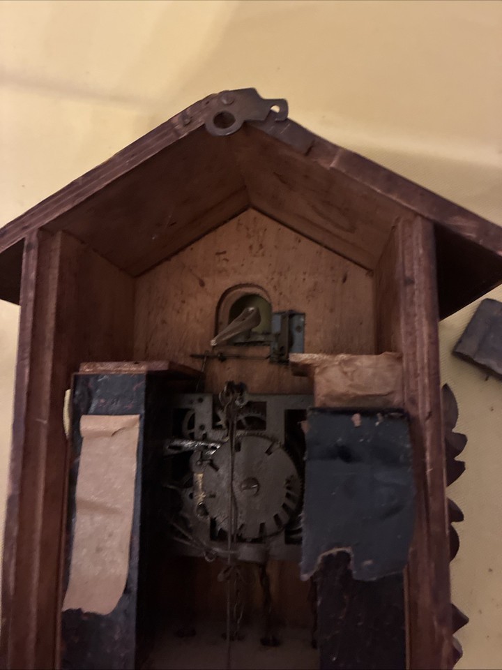 Vtg Coo Coo Clock For Parts Unbranded With Weights | eBay