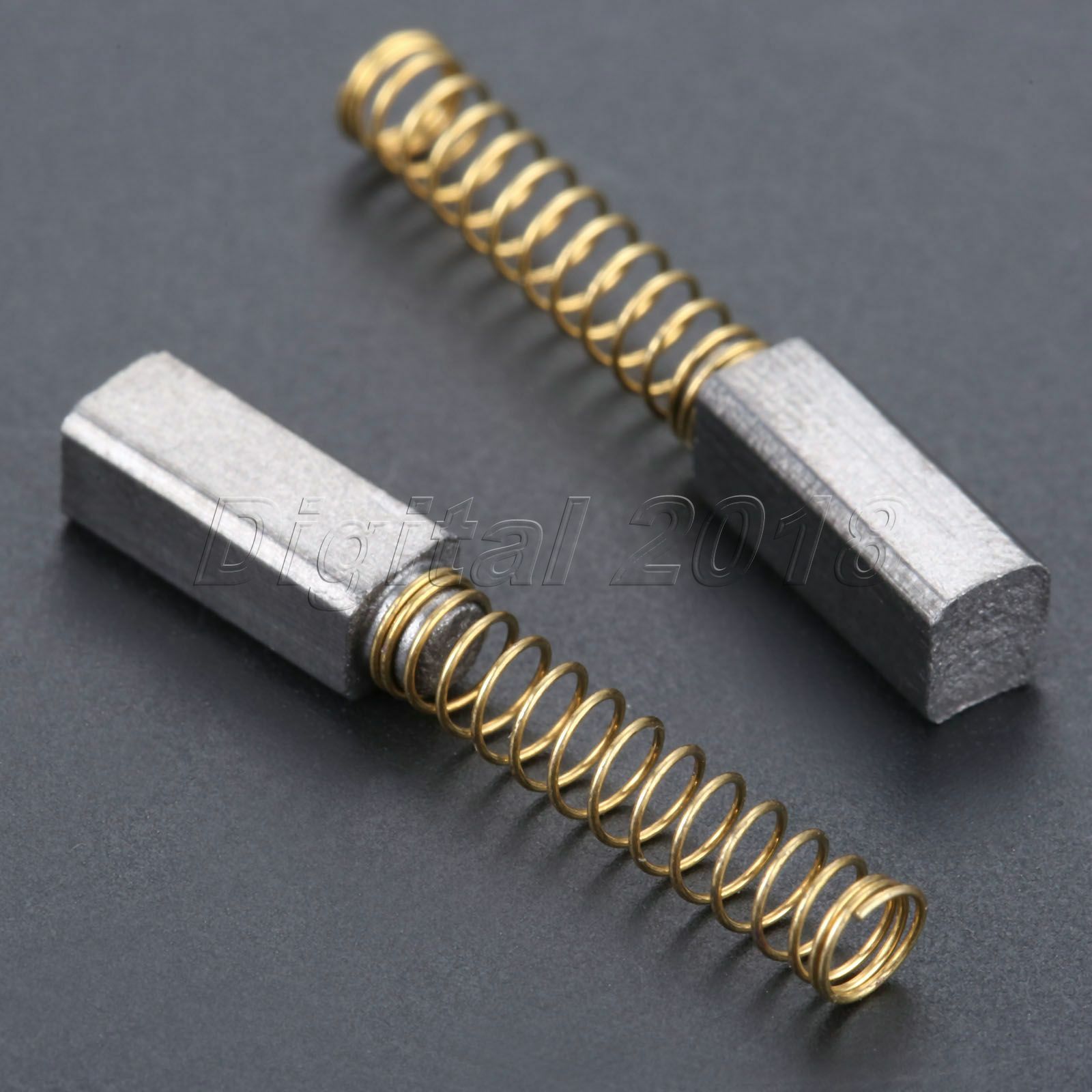 10pcs Motor Carbon Brushes With Spring For Singer 100W-180W Home Sewing ...