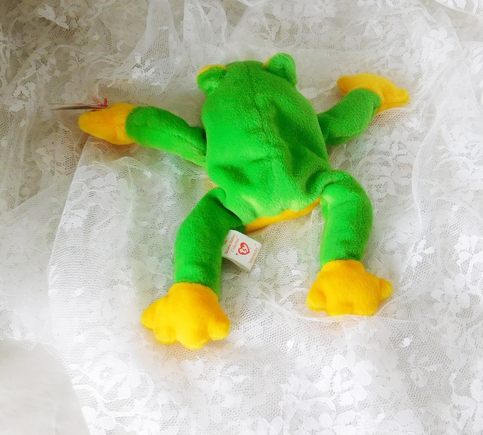 1997 TY "Smoochie" Beanie Frog Plush Toy 8" October 1 1997 | eBay
