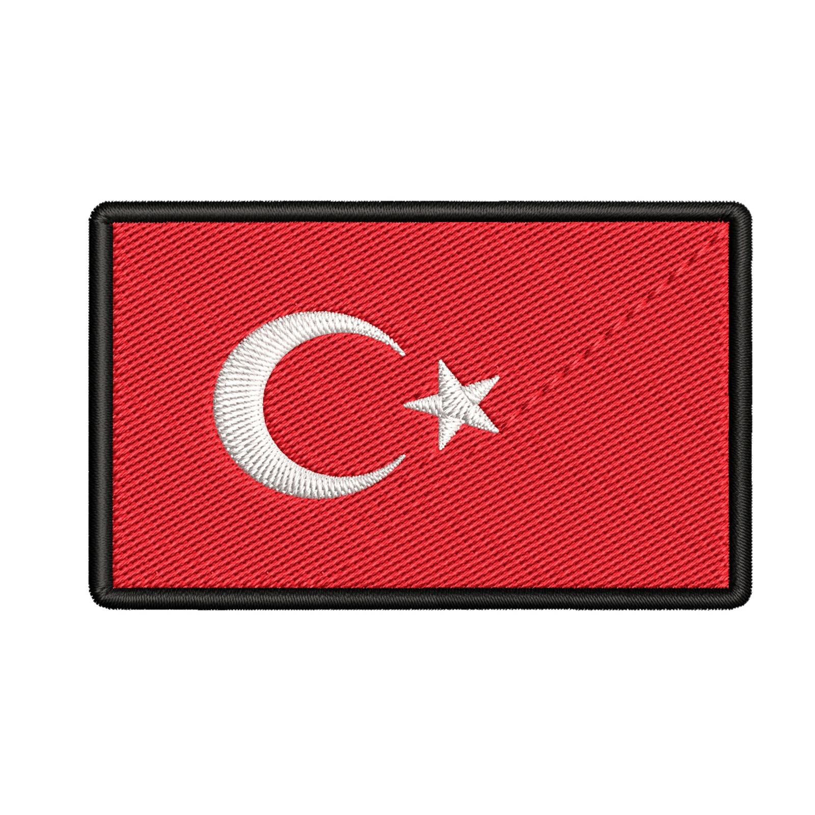 TURKEY FLAG embroidered iron-on PATCH TURKISH EMBLEM Türkiye ...