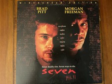 Se7en The Criterion Collection 4 Laserdiscs Morgan Freeman Brad Pitt ...