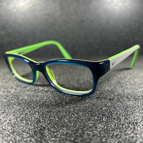 Nike Kids Eyeglasses 5513 325 Green Gray Blue 47-16-130 Frames ...
