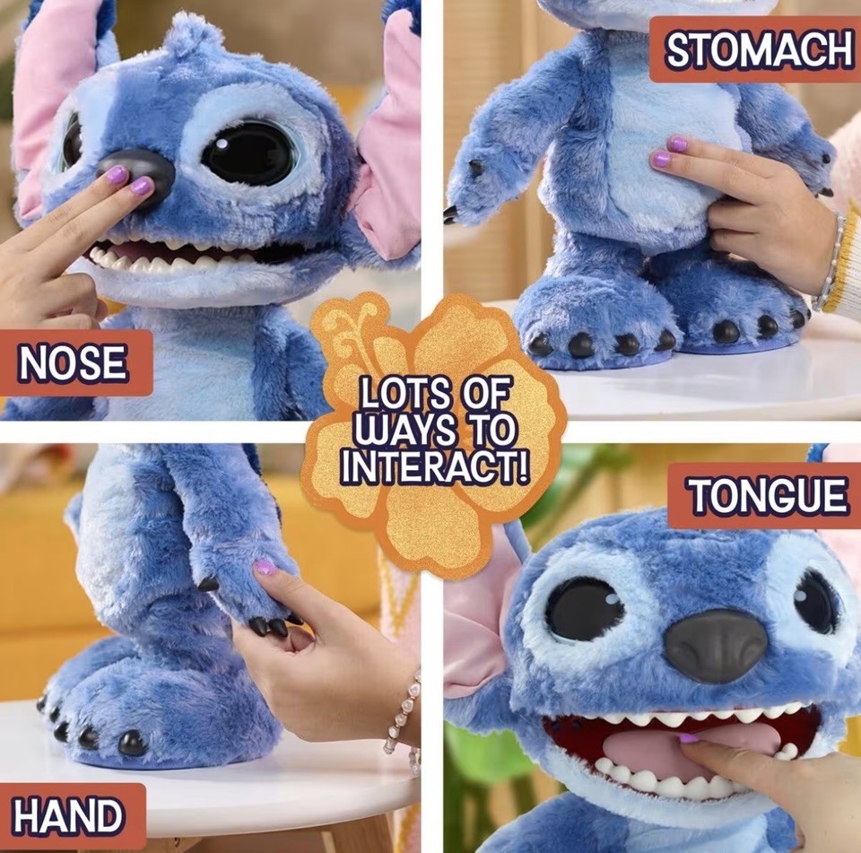 Disney Ultimate Stitch Interactive Feature Plush Toy 43cm - New Sealed ...