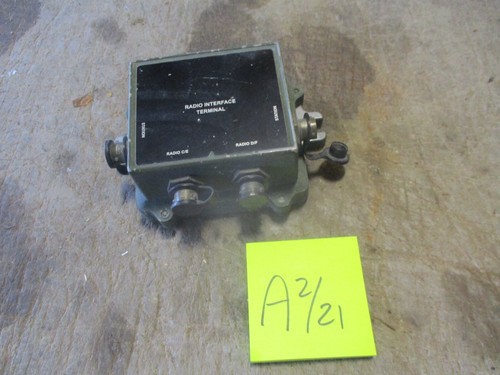 Used VIC-3 Intercom Radio Interface Terminal C-12359/VRC, for HMMWV ...