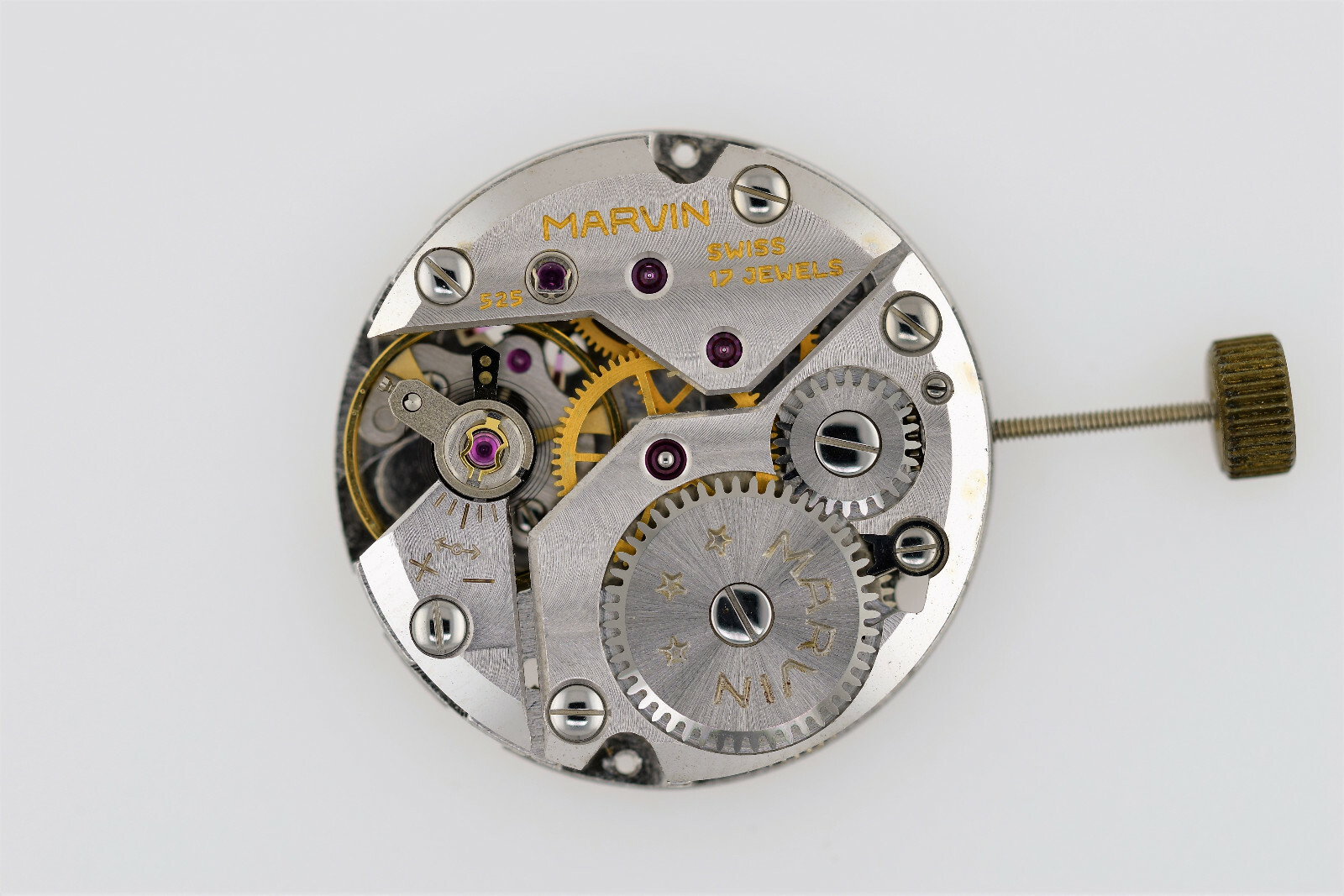 MARVIN 525 Vintage Watch Movement NOS Working (2829) | eBay