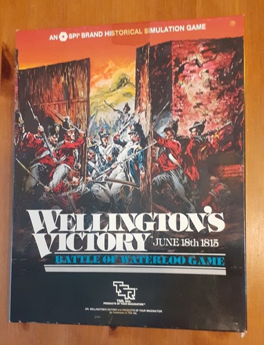 WELLINGTON'S VICTORY June 18th 1815. Battle of Waterloo Game. SPI ...
