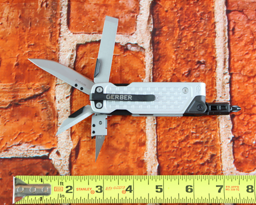 Gerber Lockdown Driver Silver Multi Function Folding Tool READ | eBay