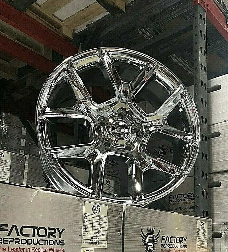 Fits 24" RAM 2019 Limited Chrome Wheels Rims For RAM 1500 5 Lug 2WD 4WD ...
