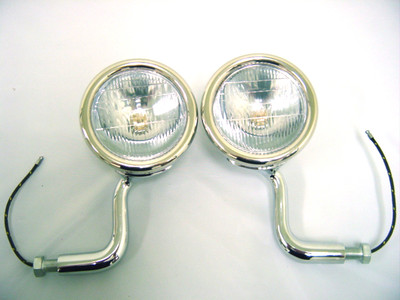 1928 1929 Ford Model A Stainless Cowl Lamp Light Set Original Style 6 ...