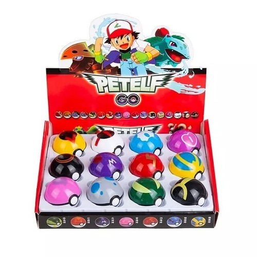 12pcs Ball Pokeball Set Kids Toys Figures Pikachu Child Gifts Uk | eBay UK