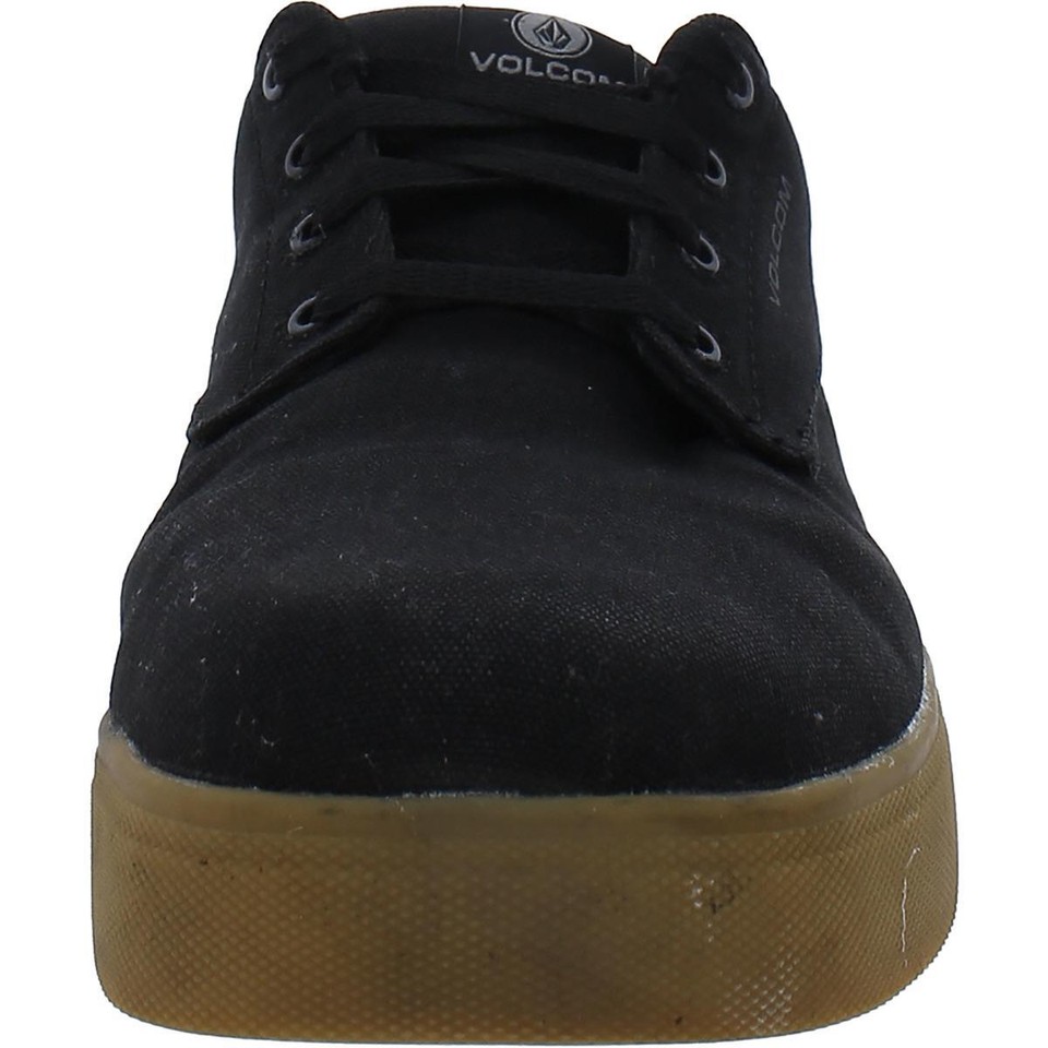 Volcom Mens Black Canvas Work & Safety Shoes Sneakers 11.5 Medium (D ...
