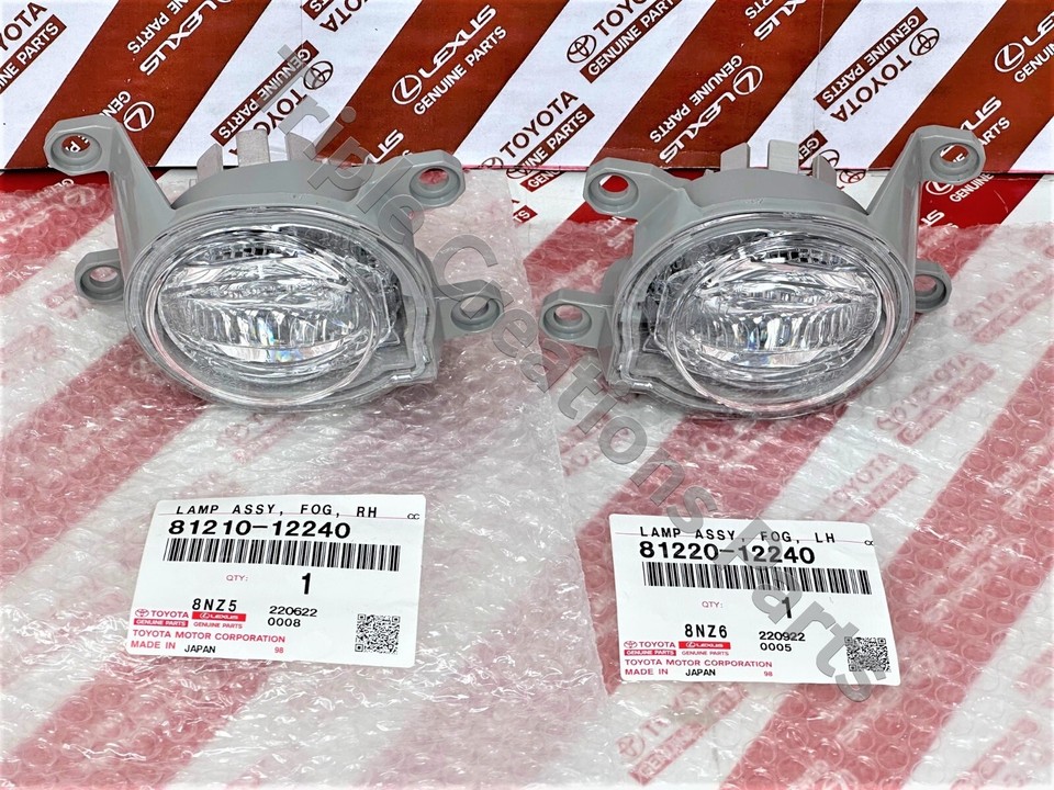 Toyota Genuine 81220-12240 And 81210-12240 Lamps Assy Fog LH And RH US ...