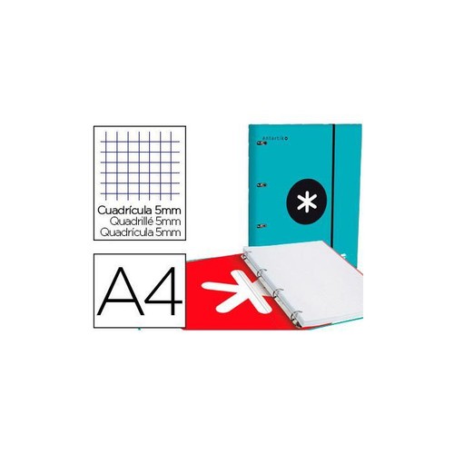 [Ref:AW09] ANTARTIK Classeur liderpapel antartik 4 anneaux ronds 25mm ...