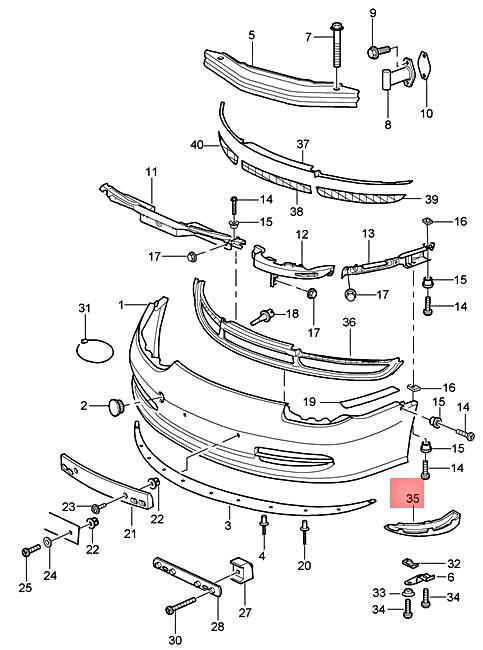Genuine PORSCHE 911 996 Carrera Gt3 Trim Left Satin black ...