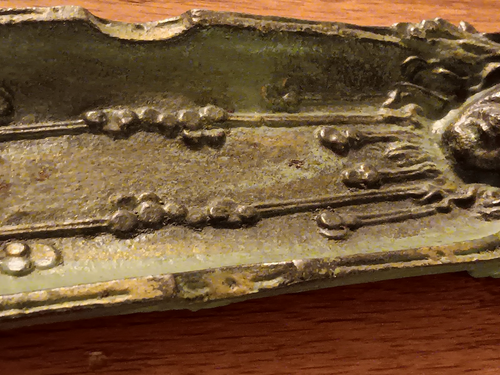 Antique Sleepy Eye Milling CORN COB HOLDER Cast Iron Native American ...