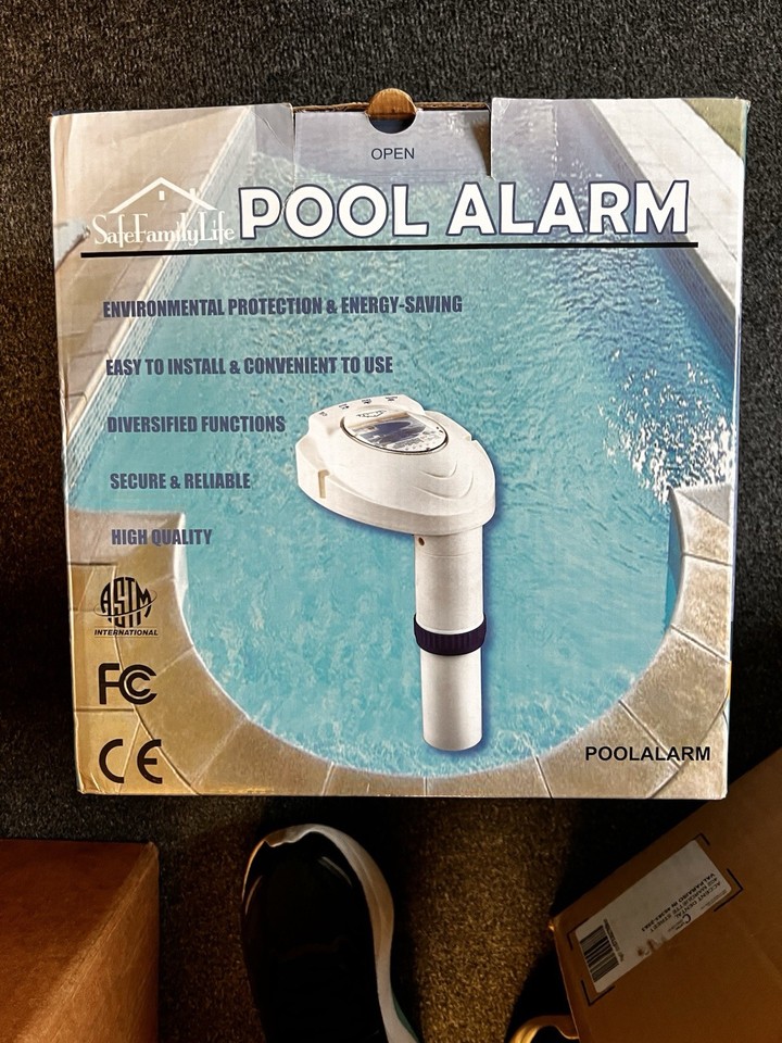 Safe Family Life Swimming Pool Alarm System Sound & Light Flashing ...