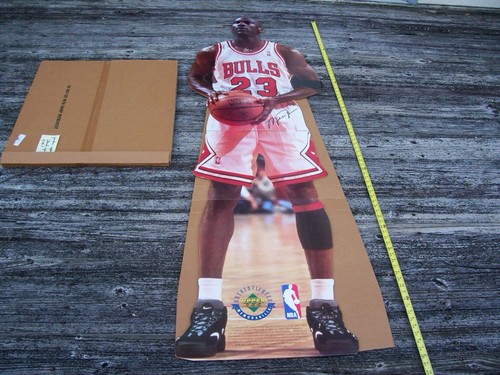 1996 Michael Jordan Life-Sized Cardboard Standee Cutout Stand-Up Upper ...