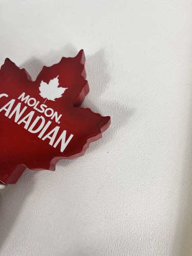 Large 11.5” Molson Canadian Lager Beer Tap Handle Metal Tapper Brewing ...