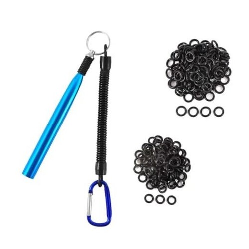 Wacky Rig Tool with Silicone O Rings, 100Pcs for 3"-4" Senko Worms and ...