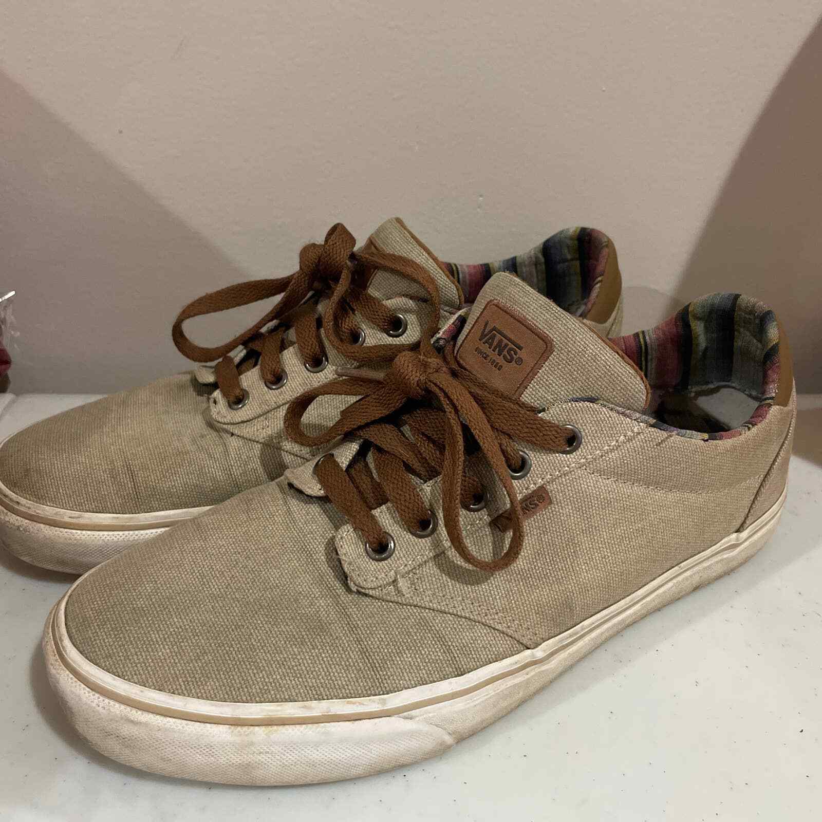 Men’s Vans 10.5 Deluxe Comfort Plaid Insole - Gem