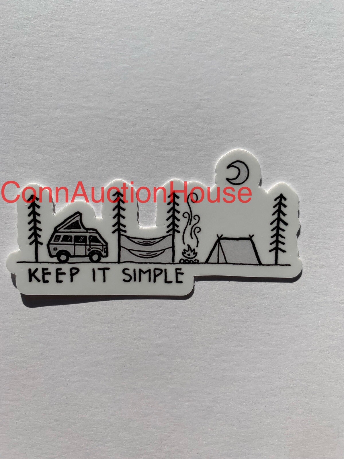 VSCO Keep It Simple Pop Up Van Camping Sticker Hydro Water Bottle Phone ...
