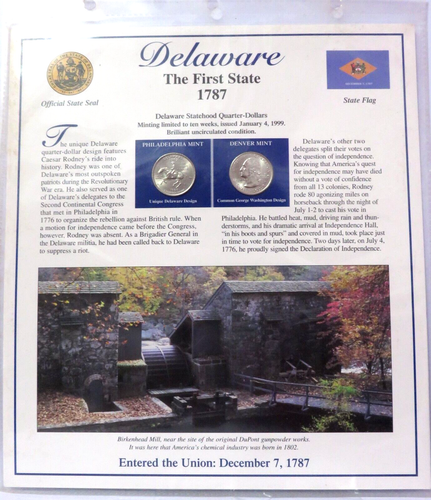 Postal Commemorative Society Statehood Quarters & Stamp Collection ...