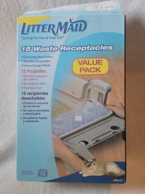 9 LitterMaid Cat Waste Receptacles With Lids | eBay