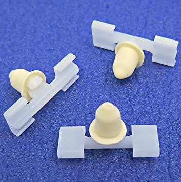 10x E46 Bmw exterior door mould bump strip rubber trim clip 51138250585 ...