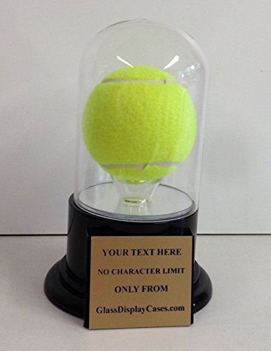 Tennis Ball Personalized Glass Display Case Round Dome | eBay
