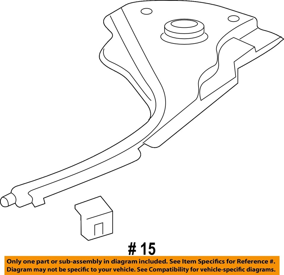 GM OEM 17-19 LaCrosse Fender Fender Components-Fender Ledge Cvr ...