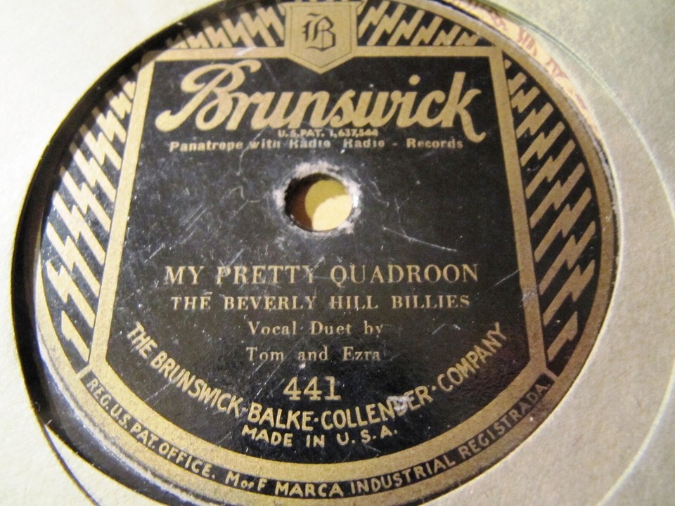 1930 Zeke Manners Accordion BEVERLY HILL BILLIES My Pretty Quadroo ...